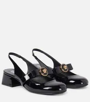 Versace Glossed Shoes For Women