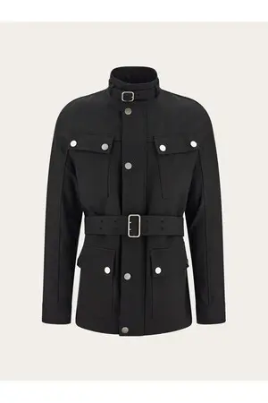 FERRAGAMO Sahariana Jacket With Patch Pockets