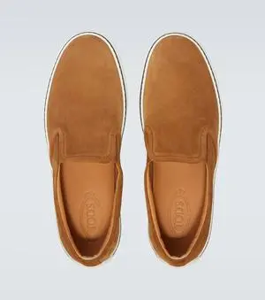 TOD'S Suede Slip-on Sneakers