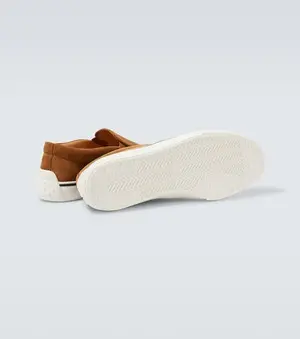 TOD'S Suede Slip-on Sneakers