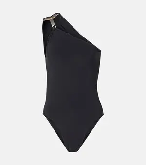 Rick Owens One-shoulder One-piece Swimsuit - Black