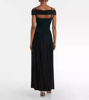 Simkhai Amarantha Off-shoulder Maxi Dress - Black