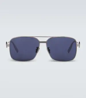 Dior Cd Diamond S9u Square Sunglasses - Silver