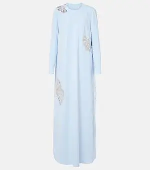 Safiyaa Naima Embellished Gown - Blue