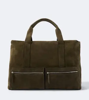 METIER Métier Racer 53 Suede Duffle Bag - Green