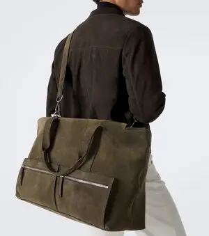 METIER Métier Racer 53 Suede Duffle Bag - Green