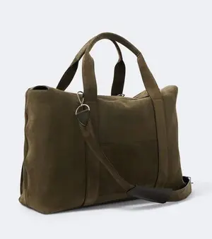 METIER Métier Racer 53 Suede Duffle Bag - Green