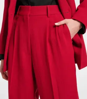 BLAZÉ MILANO Wool Wide-leg Trousers