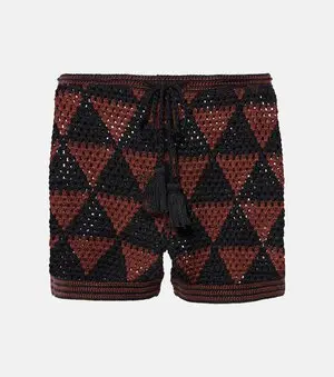 Anna Kosturova Malia Shorts - Brown