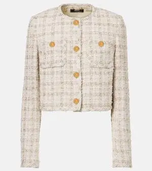 Versace Medusa Tweed Jacket - Multicoloured