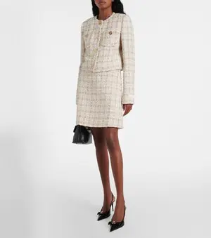 Versace Medusa Tweed Jacket - Multicoloured