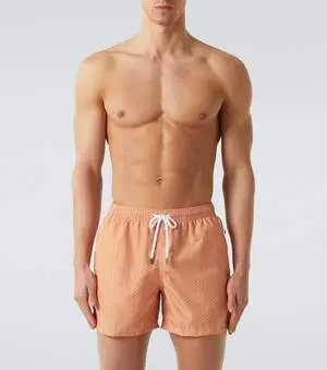Fedeli Printed Swim Trunks