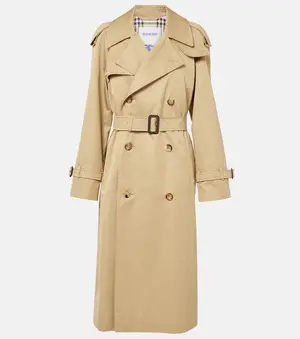 Burberry Belted Cotton Gabardine Trench Coat