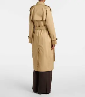 Burberry Belted Cotton Gabardine Trench Coat