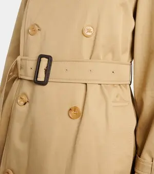 Burberry Belted Cotton Gabardine Trench Coat