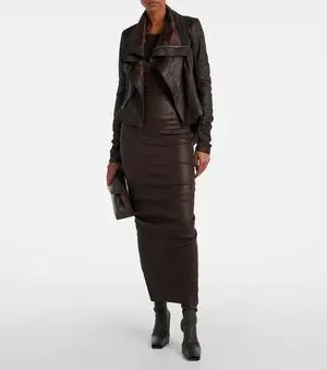Rick Owens Dirt Pillar Maxi Skirt