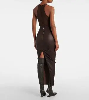 Rick Owens Dirt Pillar Maxi Skirt