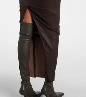 Rick Owens Dirt Pillar Maxi Skirt