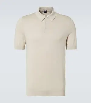 Fedeli Cotton Polo Shirt - Beige