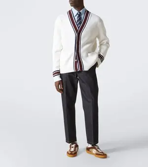 Gucci Interlocking G Suede-trimmed Sneakers