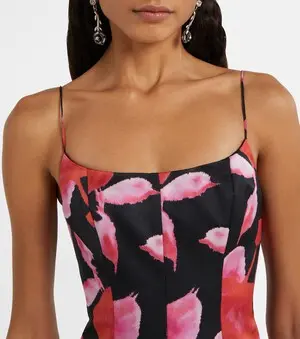 Blumarine Printed Mini Dress - Black