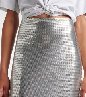 Versace Chainmail Pencil Skirt