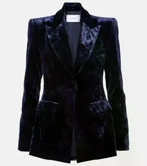 Deconstructed Velvet Blazers