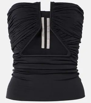 Rick Owens Jersey Bustier - Black