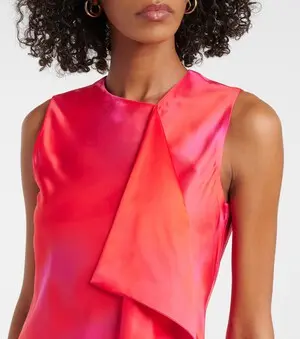 ROKSANDA Kiara Printed Draped Top - Multicoloured