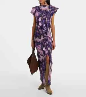 MARANT ETOILE Nadela Printed Maxi Dress