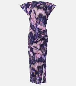 MARANT ETOILE Nadela Printed Cotton Jersey Maxi Dress - Multicoloured