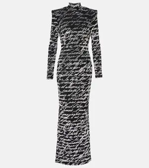 Balmain Plunge Evening Dresses