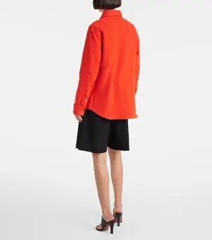 GOD'S TRUE CASHMERE Fire Cashmere Shirt - Orange