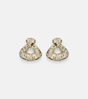 Marina B 18kt Yellow Earrings With Diamonds - Gold