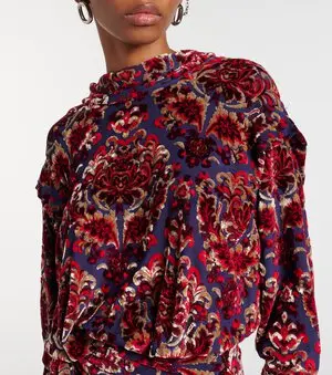Rabanne Draped Jacquard Maxi Dress