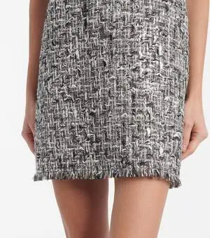 Dolce & Gabbana Tweed Lamé Minidress