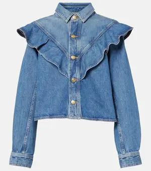 Ulla Johnson Mathilde Denim Shirt - Blue