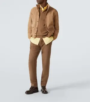 Polo Ralph Lauren Suede Bomber Jacket
