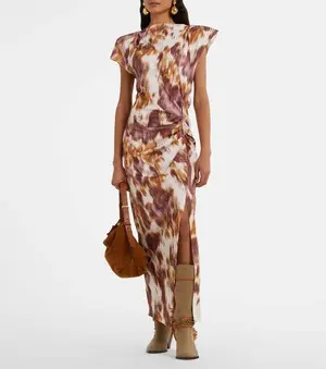 MARANT ETOILE Nadela Printed Maxi Dress