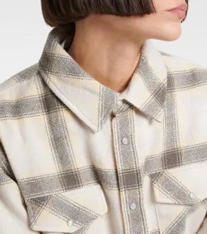 GOD'S TRUE CASHMERE Moon Plaid Shirt - Multicoloured