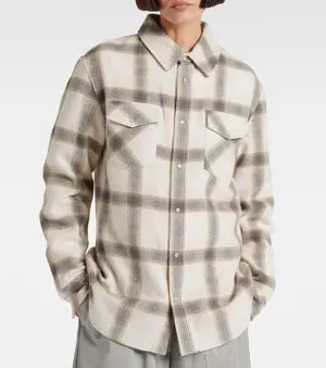 GOD'S TRUE CASHMERE Moon Plaid Shirt - Multicoloured