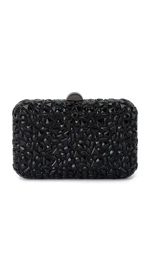 OLGA BERG Aviva Crystal Clutch