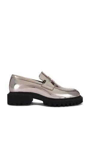 Allsaints Silver Tone Shoes For Women
