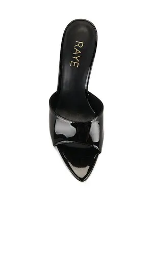 Raye Cristina Sandal - Black Patent