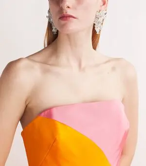 Carolina Herrera Beaded Cluster Earrings
