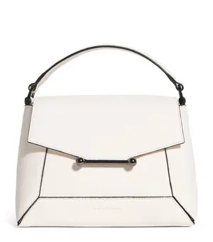 Strathberry Leather Mosaic Top-handle Bag - Blue