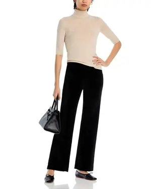 Majestic Filatures Velour Wide-leg Pants