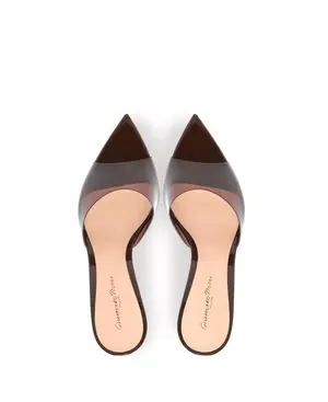 GIANVITO ROSSI Elle 55 Mules - Brown