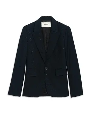 Zadig&Voltaire Valse Tailleur Embellished Blazer - Encre