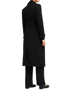 HOBBS LONDON Yasmina Wrap Coat - Black
